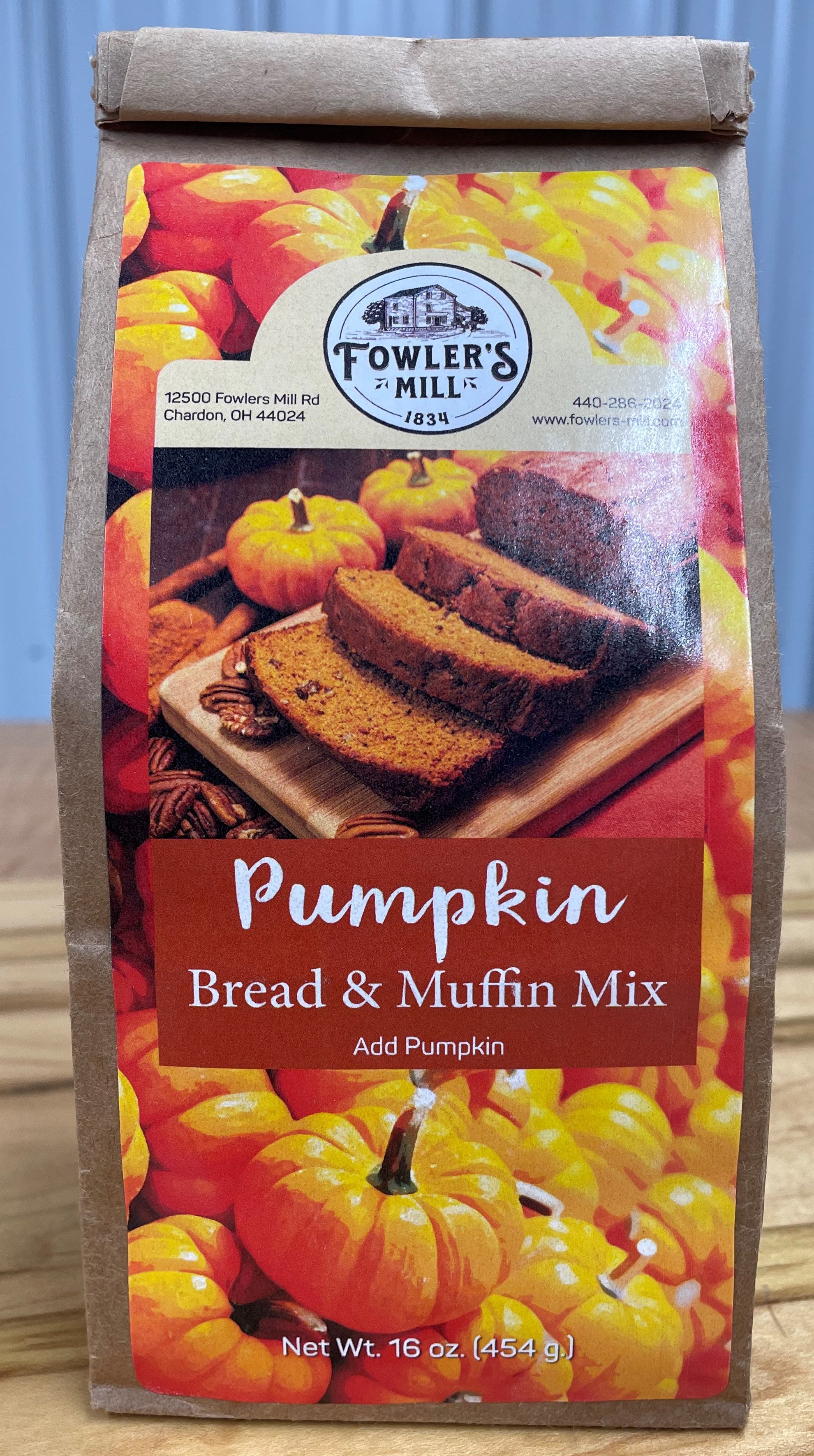 Fowler's Mill Pumpkin Bread & Muffin Mix – Richards Maple Products