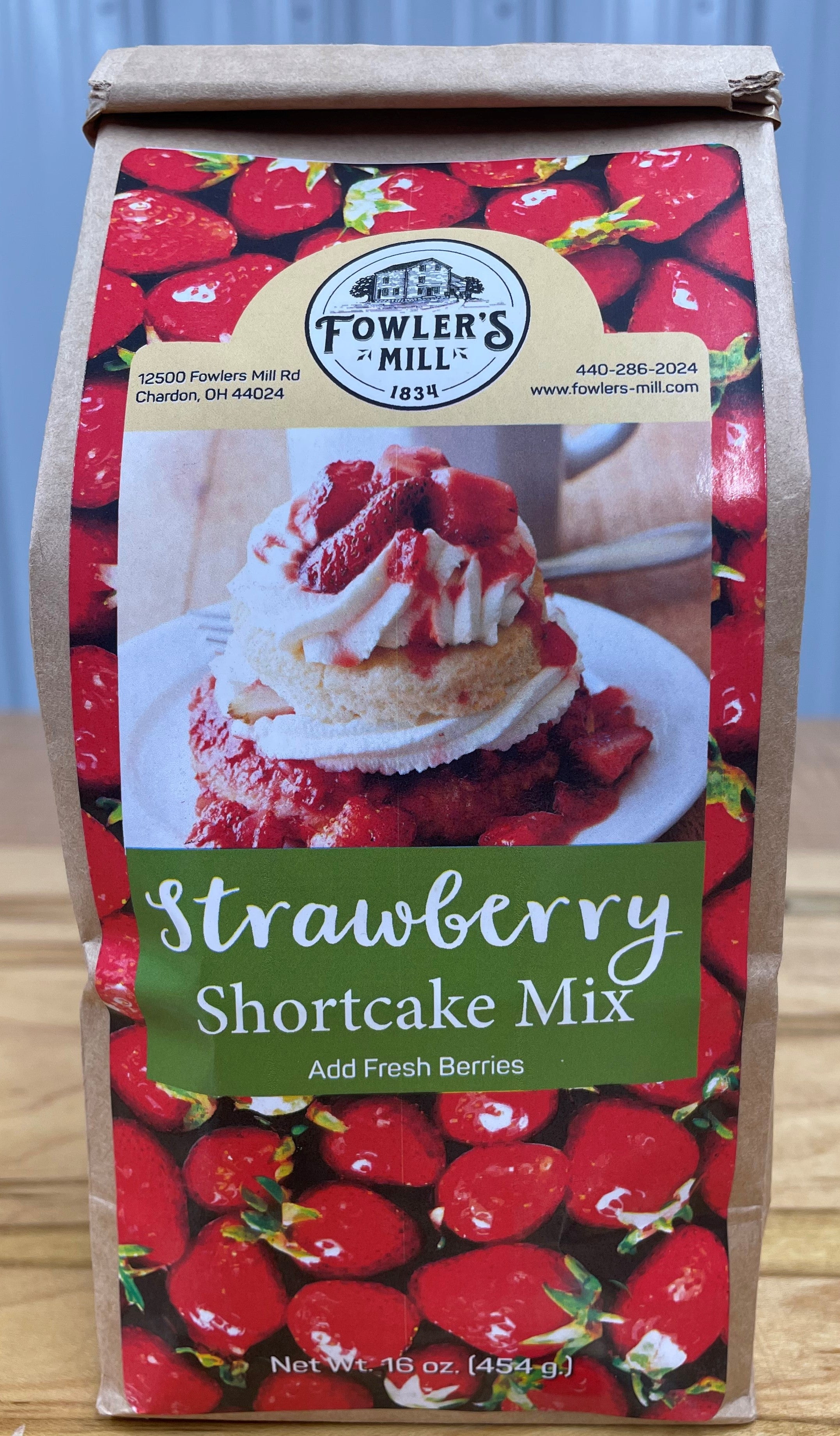 Fowler's Mill Strawberry Shortcake Mix – Richards Maple Products
