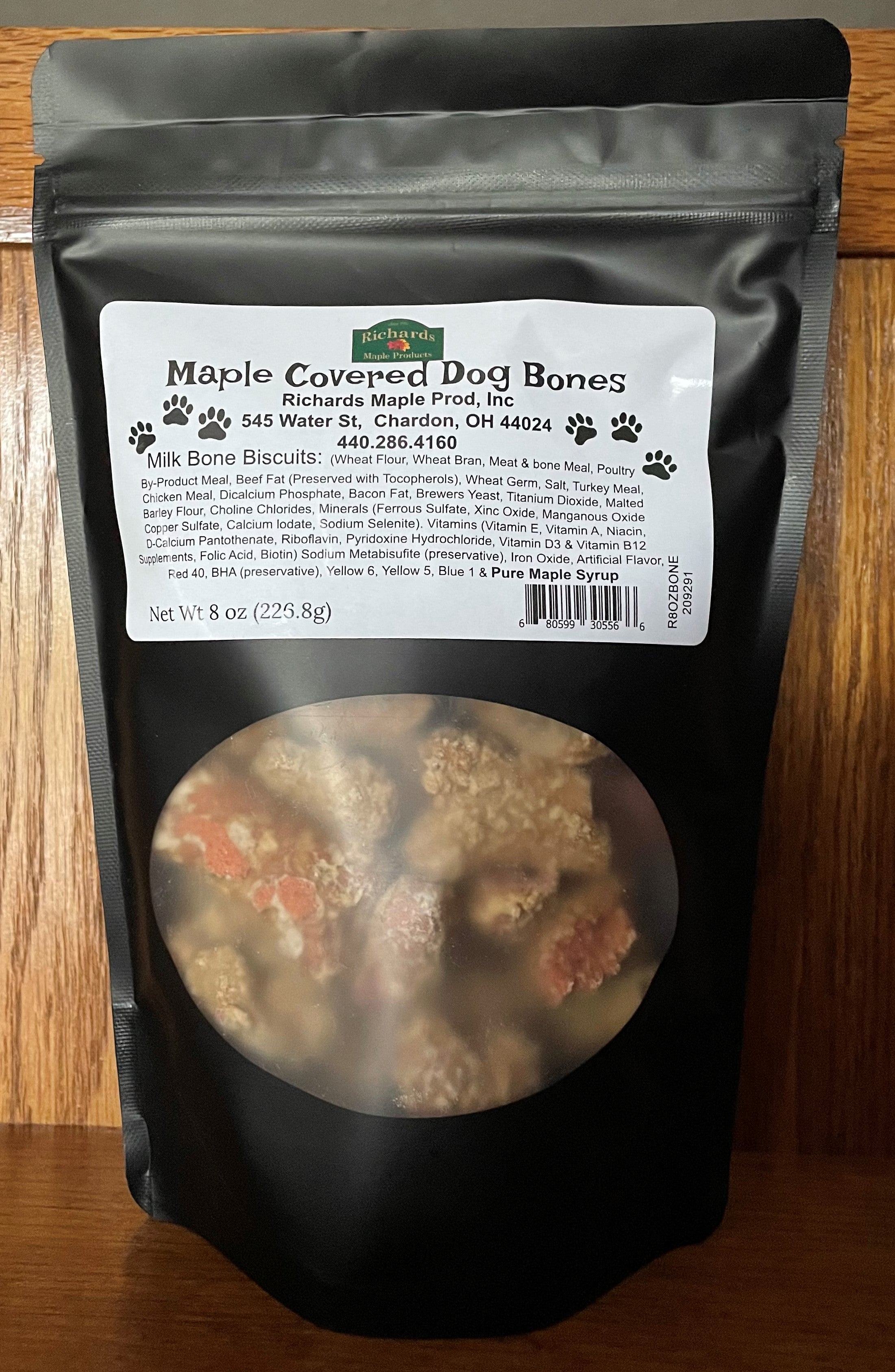 Maple Covered Dog Bones - 8 oz. bag | Richards Maple Products