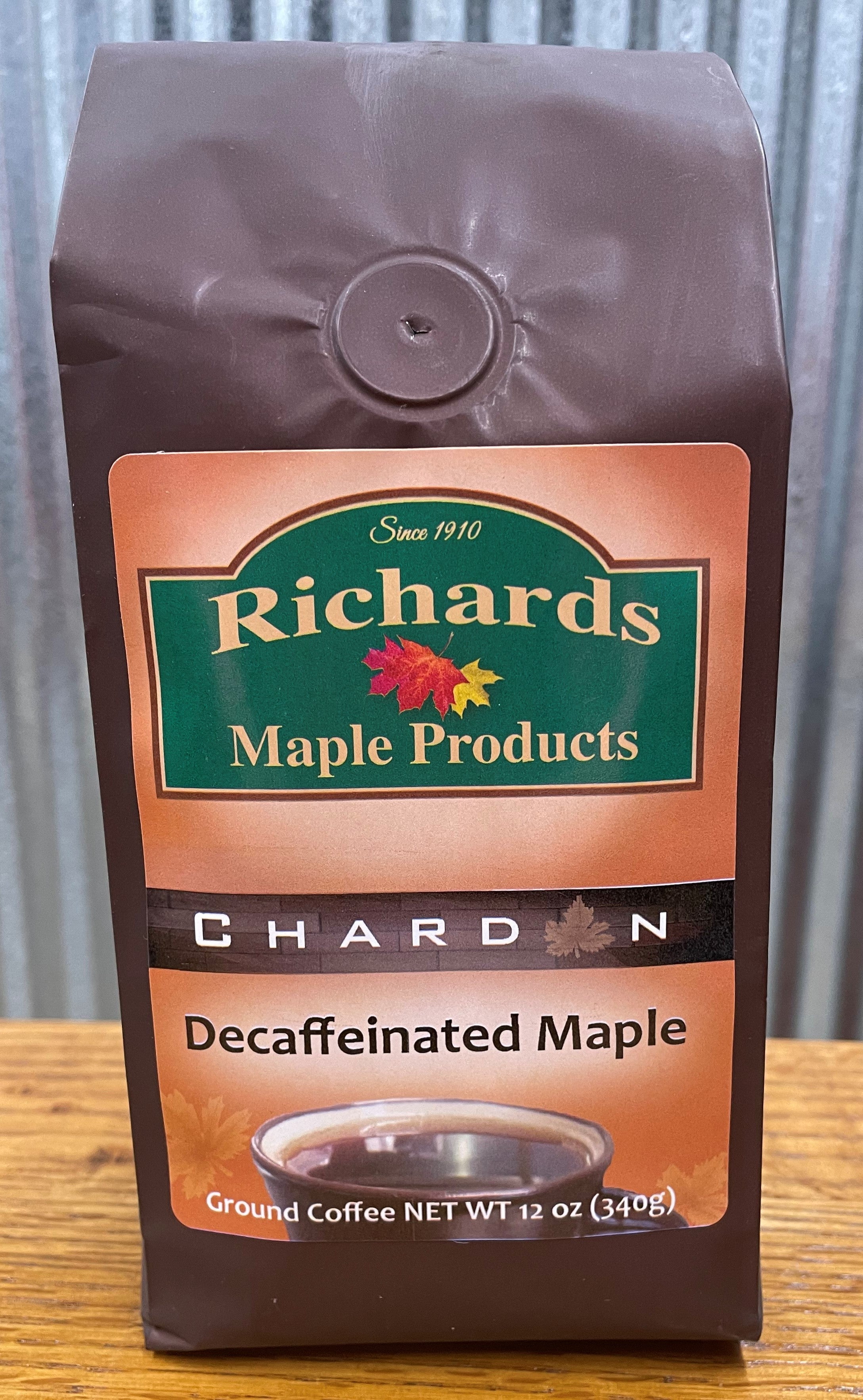 12 oz Bag of Maple Decaf Coffee | Richards Maple Products