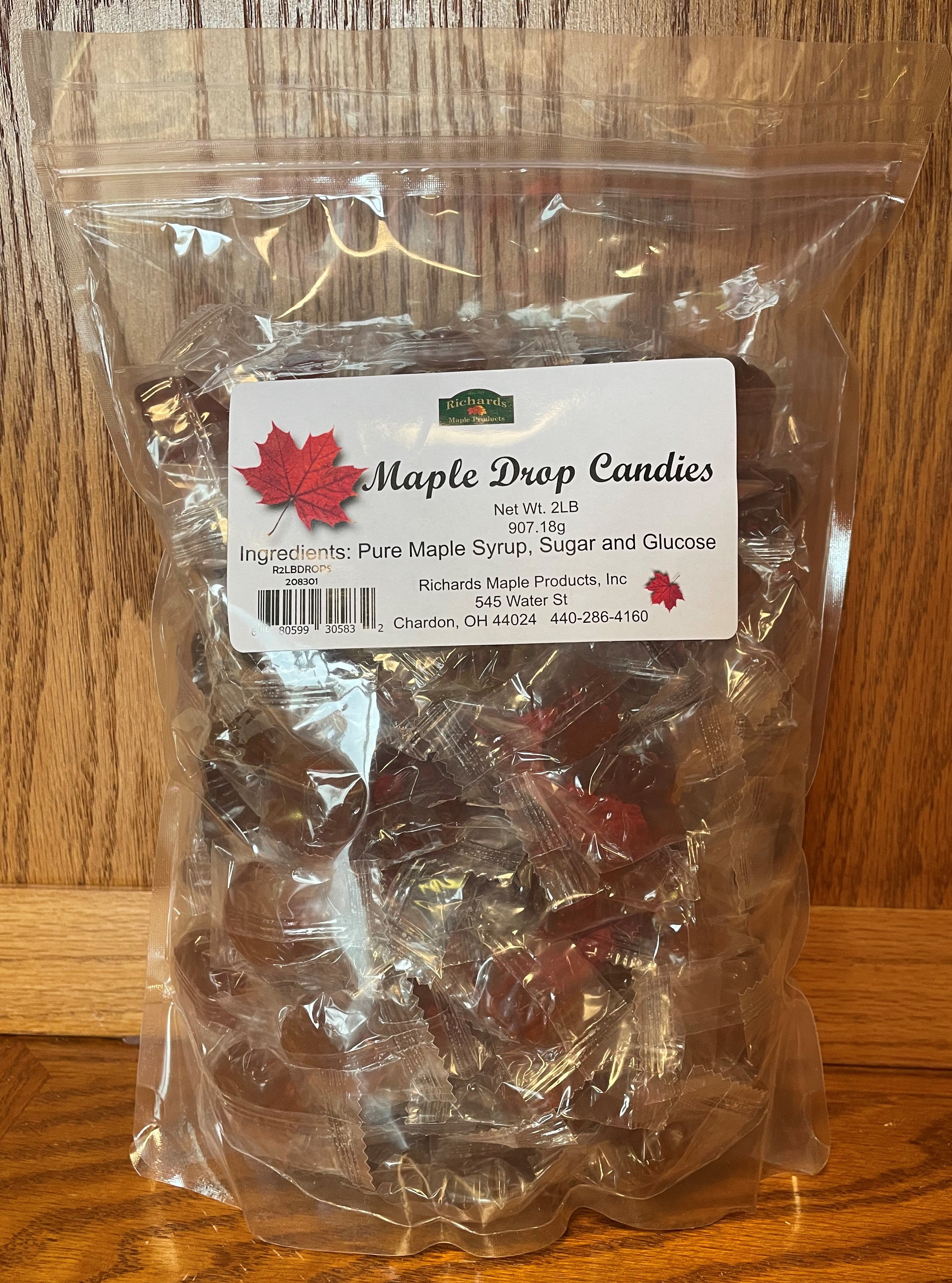 Maple Drop Candy - 2 Pound Bag | Richards Maple Products